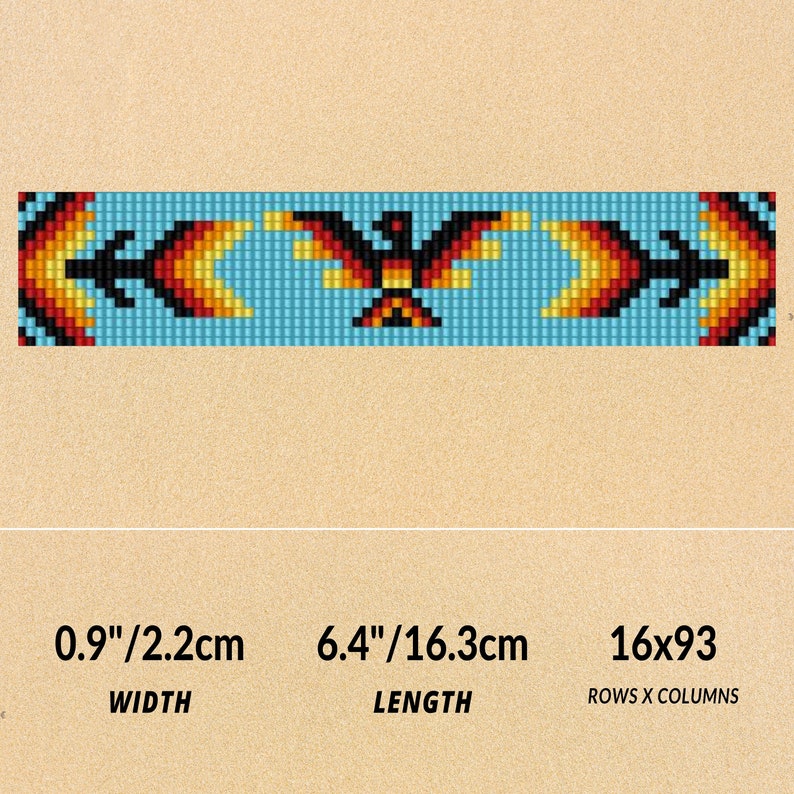 Thunderbird Pattern, Native Bead Loom, Native Beadwork, Miyuki Pattern ...