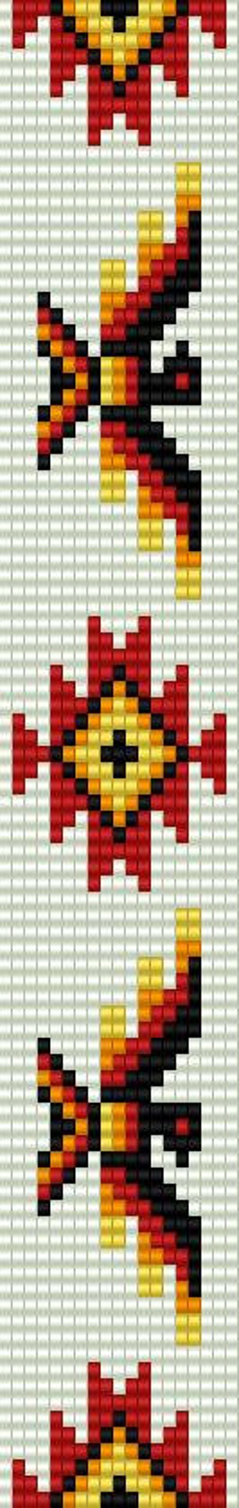Thunderbird Pattern, Native Bead Loom, Native Beadwork, Miyuki Pattern ...