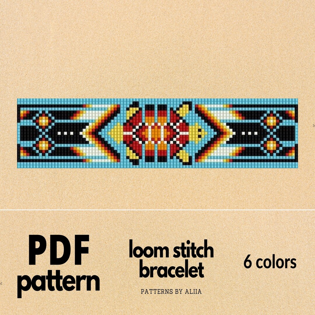 Totem Native Bead Patterns, Turquoise Indian Patterns, Seed Bead Loom ...