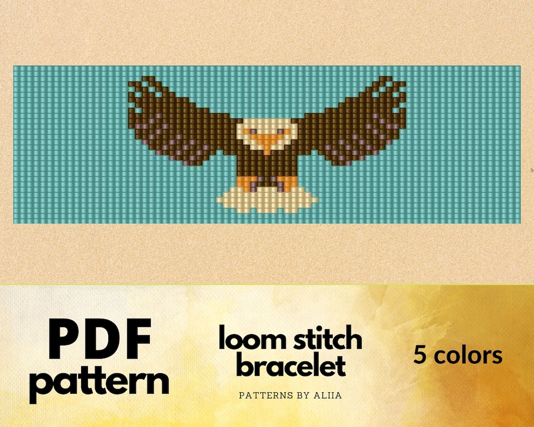 Eagle Bead Pattern Bead Loom Patterns Size 11 Seed Beads - Etsy