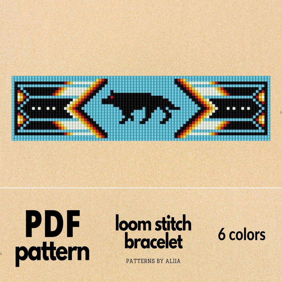 Totem Native Bead Patterns, Turquoise Indian Patterns, Seed Bead Loom ...