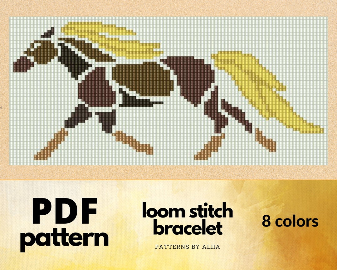 Horse Pattern, Loom Bead Pattern, Bead Loom Pattern, Horse Loom Pattern ...