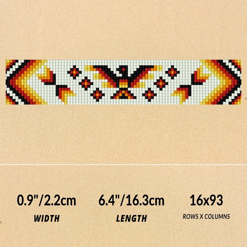 Thunderbird Pattern, Native Bead Loom, Native Beadwork, Miyuki Pattern ...
