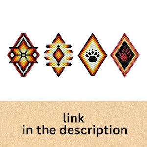 Red Dress, Brick Stitch Pattern, Mmiw, Silenced, Miyuki Pattern | Size ...