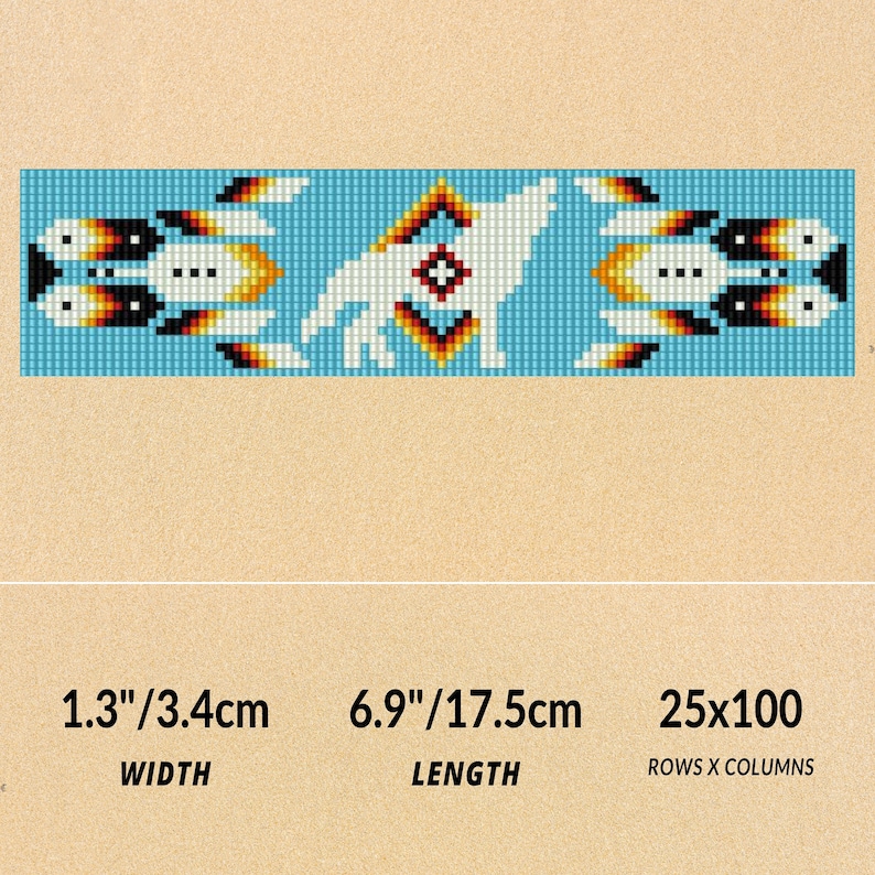 Wolf Totem Pattern, Native Bead Loom, Native Beadwork, Miyuki Pattern ...