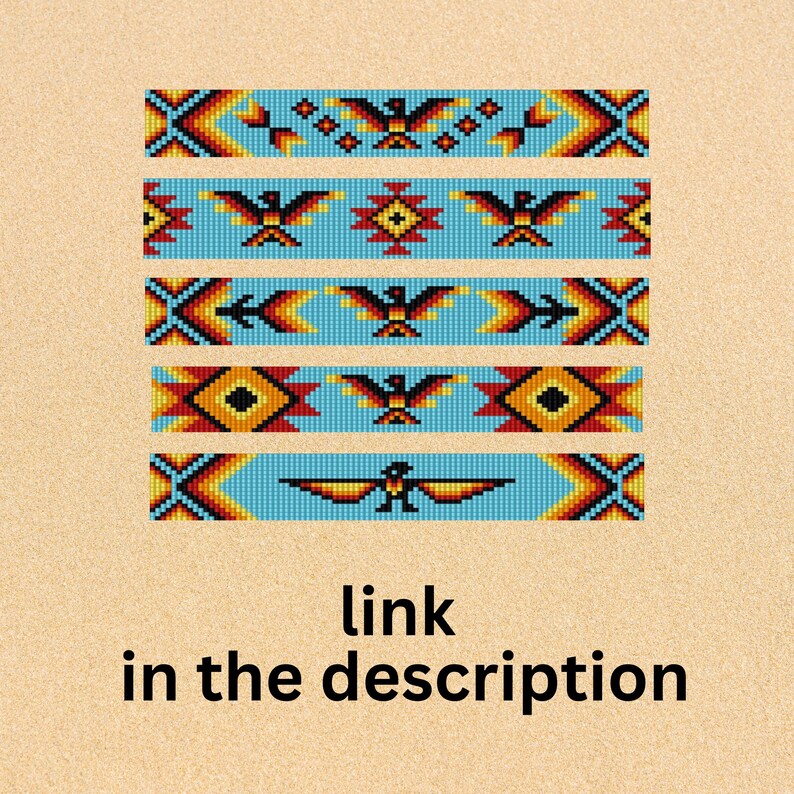 Thunderbird Pattern, Native Bead Loom, Native Beadwork, Miyuki Pattern ...