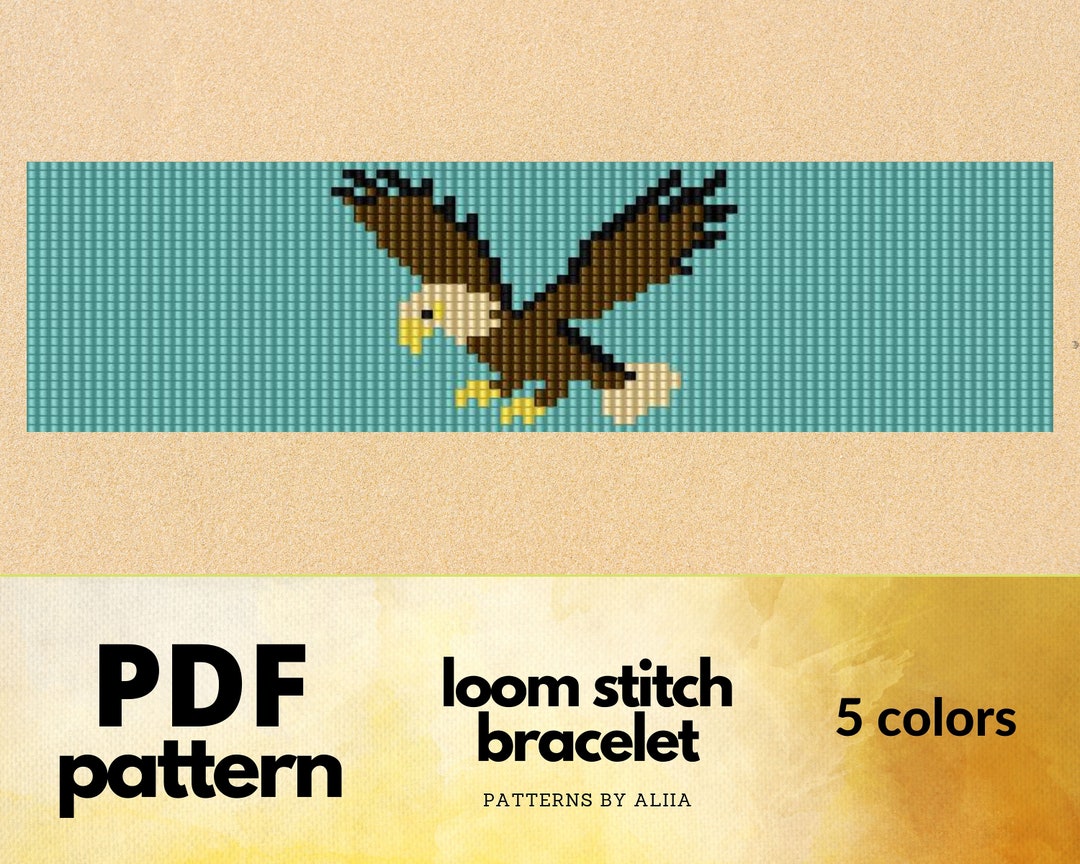 Eagle Bead Pattern Bead Loom Patterns Size 11 Seed Beads - Etsy