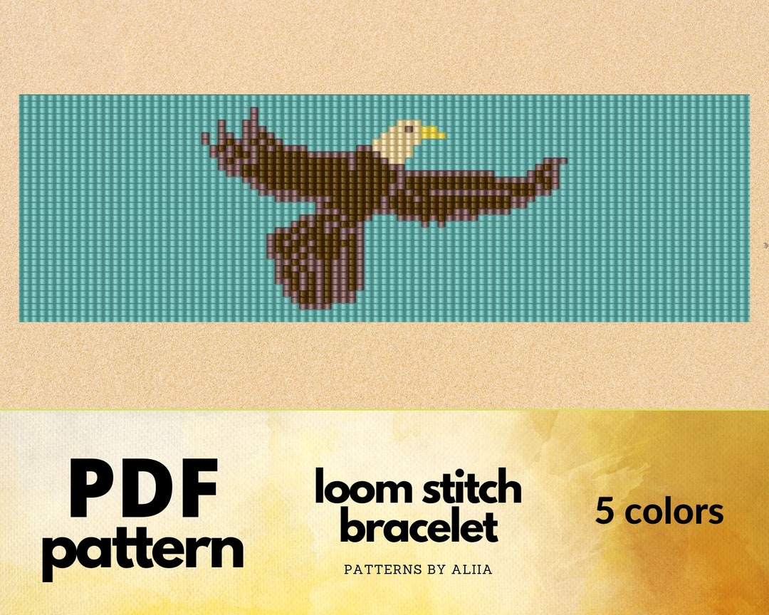 Eagle Bead Pattern Bead Loom Patterns Size 11 Seed Beads - Etsy