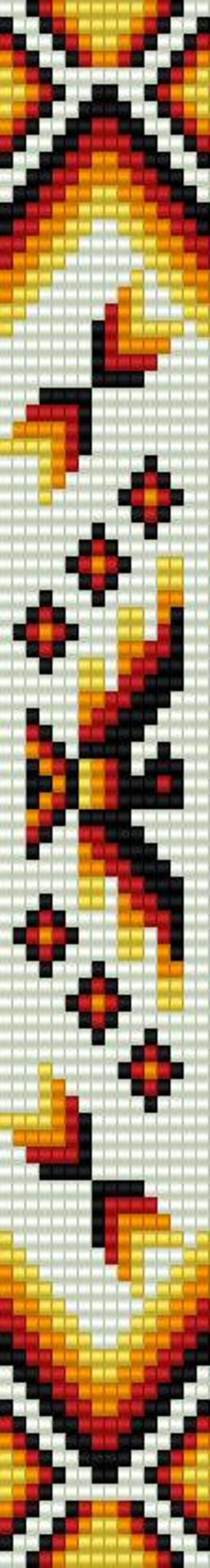 Thunderbird Pattern, Native Bead Loom, Native Beadwork, Miyuki Pattern ...