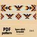 Thunderbird Pattern, Native Bead Loom, Native Beadwork, Miyuki Pattern ...