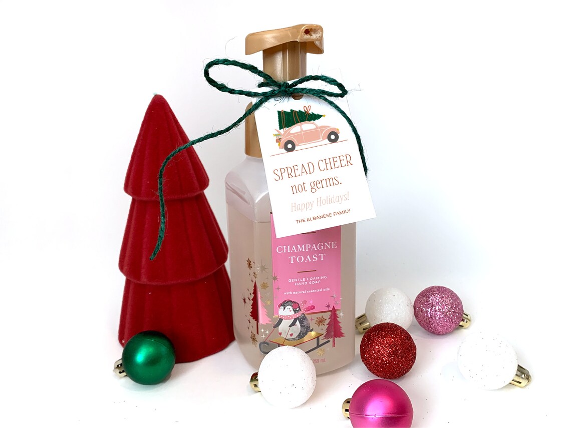 Christmas Personalized Gift Tags Soap Gift Tag Spread Love - Etsy