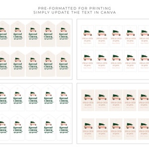 Christmas Personalized Gift Tags, Soap Gift Tag, Spread Love Not Germs ...