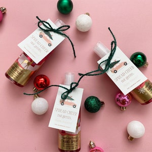 Christmas Personalized Gift Tags, Soap Gift Tag, Spread Love Not Germs ...