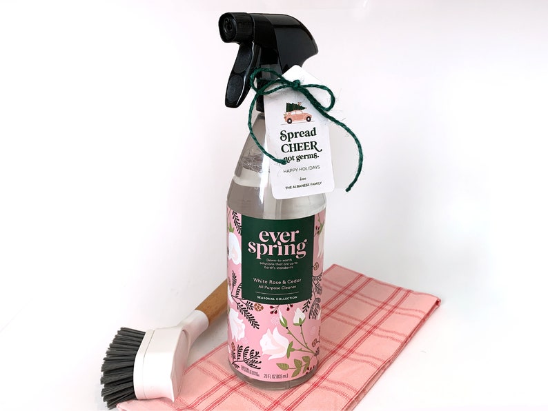 Christmas Personalized Gift Tags, Soap Gift Tag, Spread Love Not Germs ...