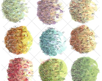 Landscape Graphics - Plan View Trees - Marker Pencil - Tree 001 - Etsy