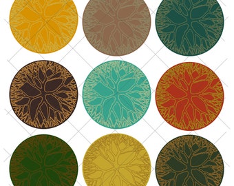 Landscape Graphics Plan View Trees Watercolor Tree 005 - Etsy