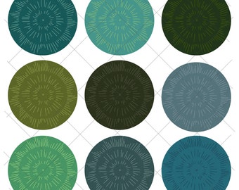 Landscape Graphics Plan View Trees Watercolor (Download Now) - Etsy