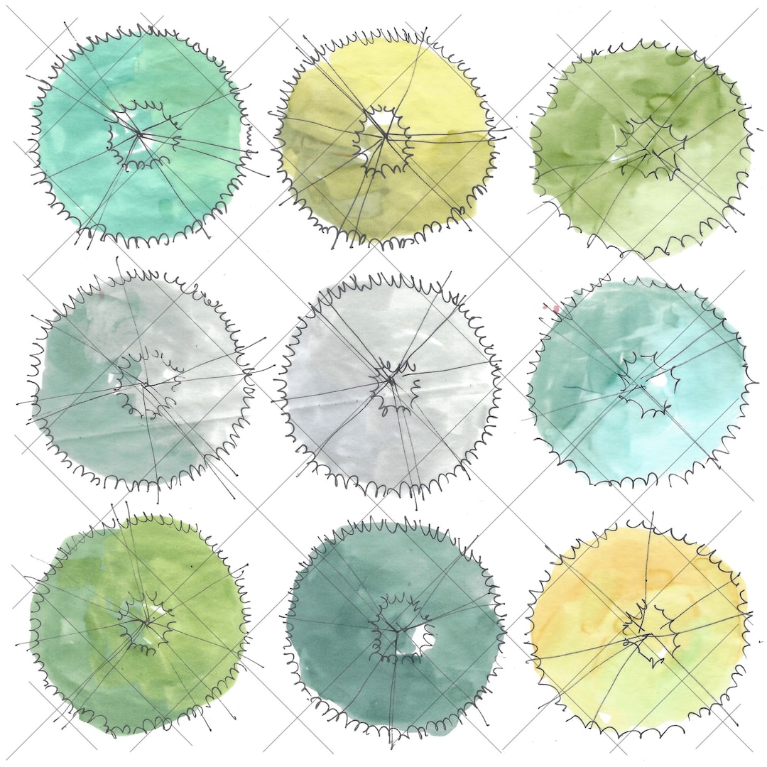 Landscape Graphics - Plan View Trees - Marker - Tree 003 - Etsy