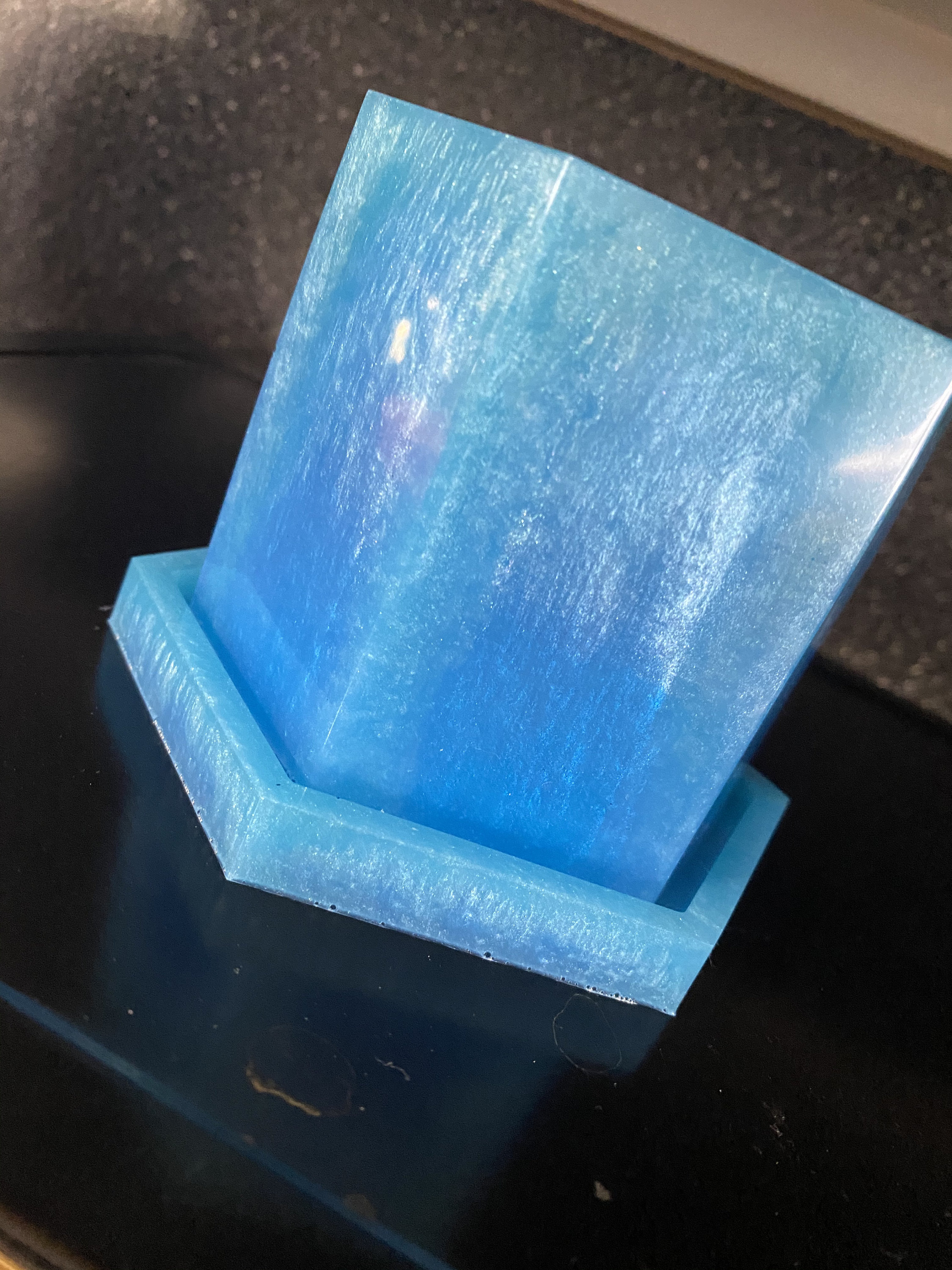 Custom Hexagon Large Resin Container | Etsy