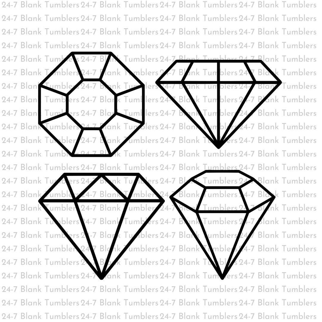 Gem Svg, Diamond Svg, Gem Set Svg, Diamond Clipart, Gem Vector, Cricut ...