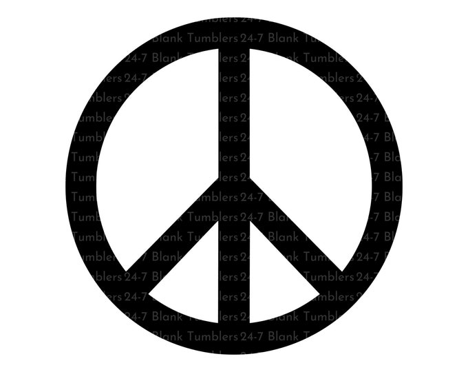 Peace Mandala SVG / Peace Sign Cut File / Mandala Silhouette / Peace ...