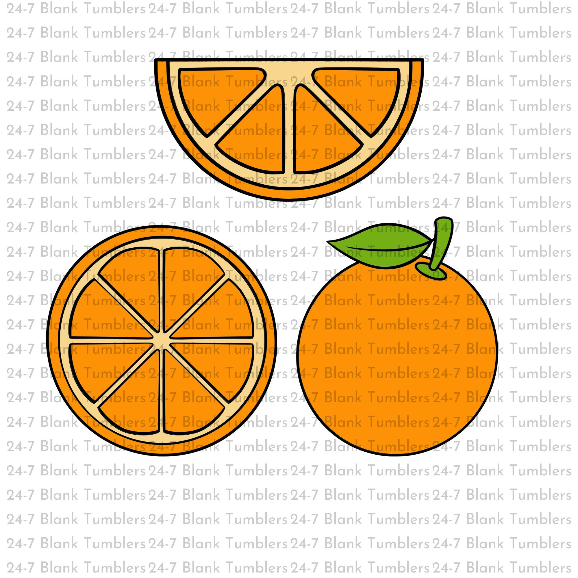 Orange Svg Orange Slice Svg Orange Half Svg Fruit Svg - Etsy