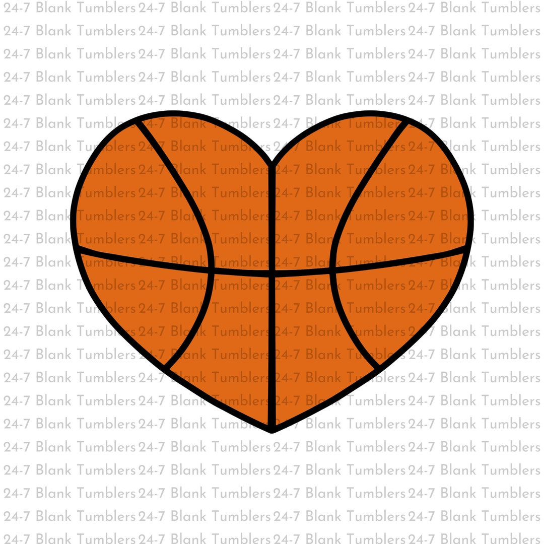 Basketball Svg, Basketball Heart Svg, Sports Svg, Basketball Clipart, Basketball Vector ...