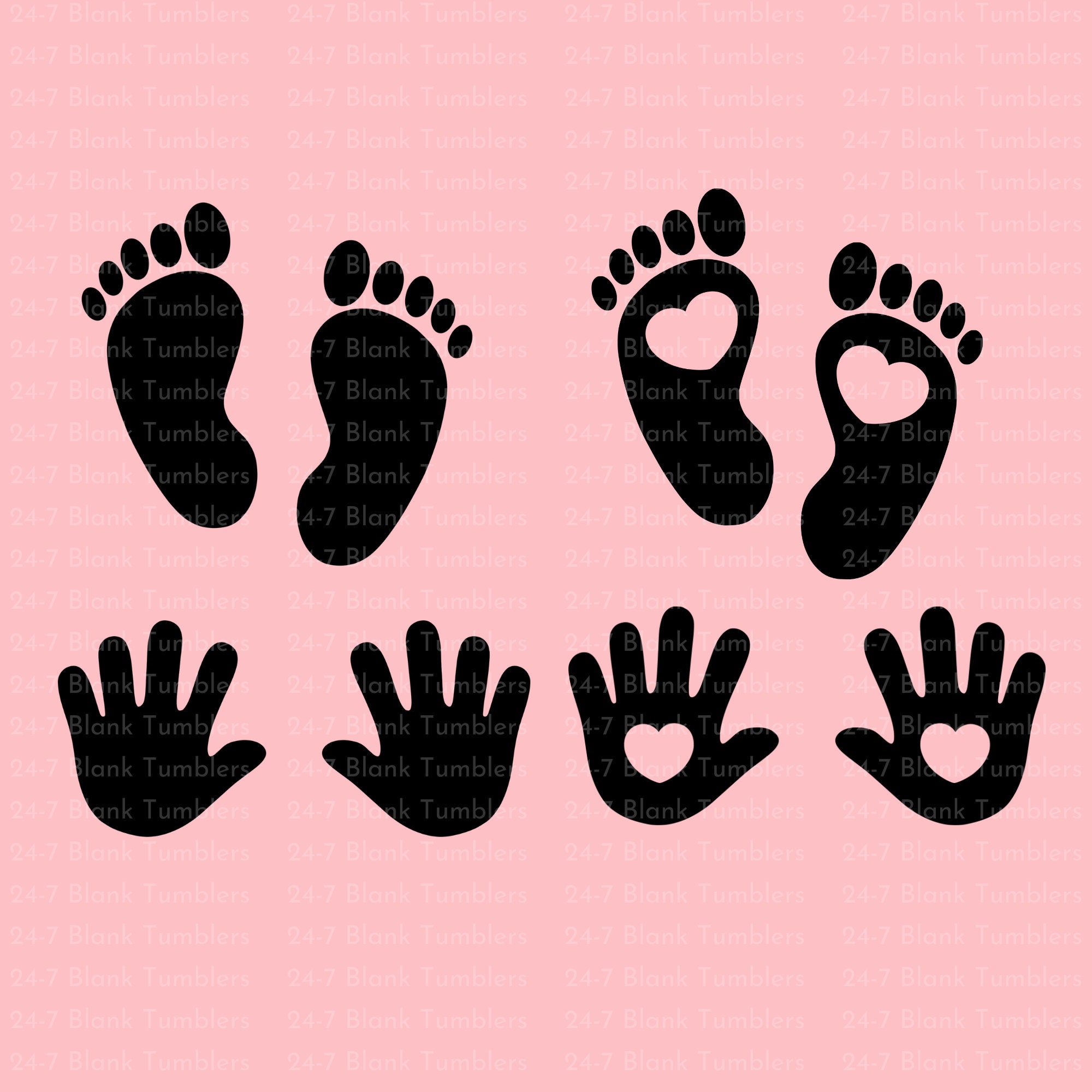 Pink Baby Handprint