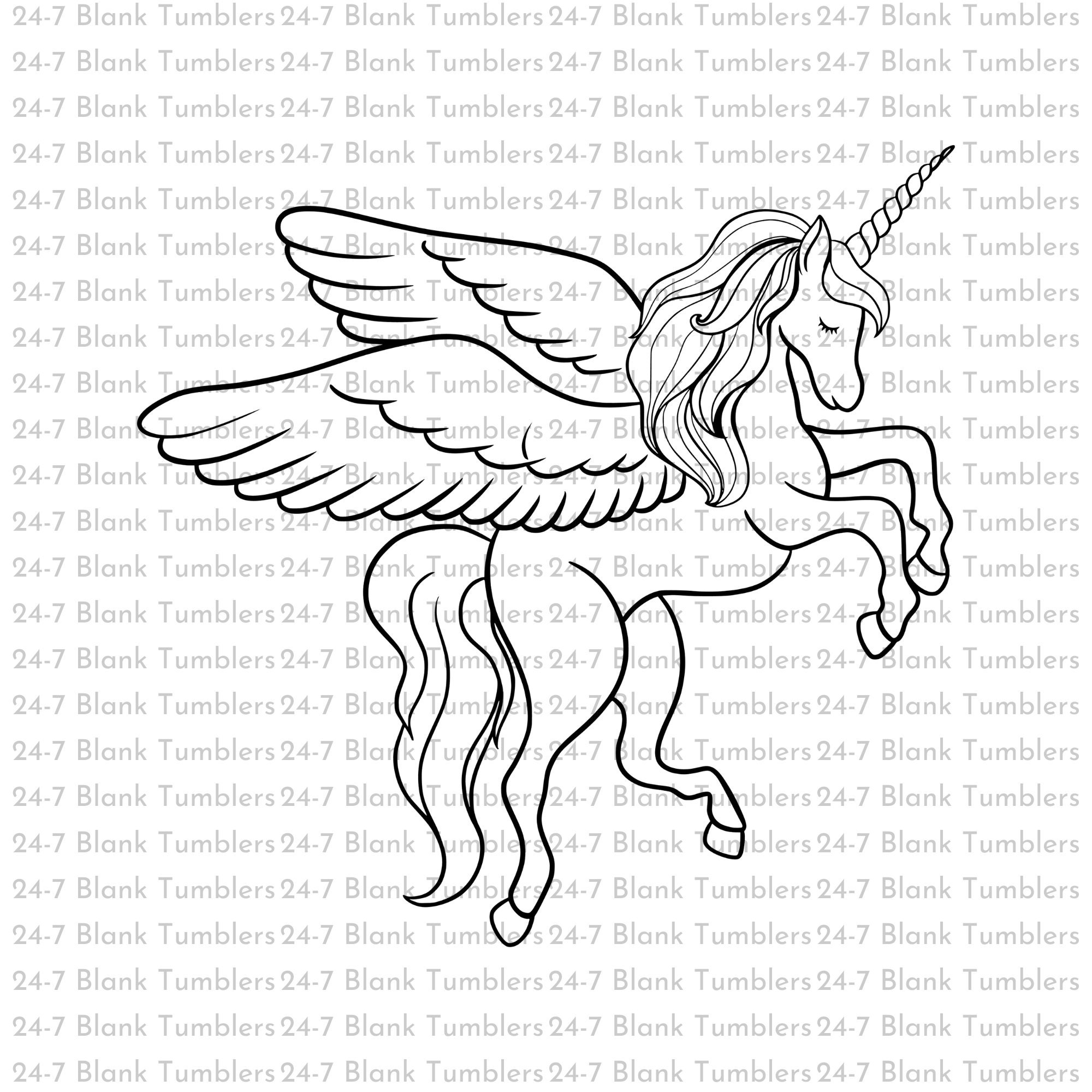 Unicorn Svg Unicorn Outline Svg Unicorn Birthday Svg - Etsy
