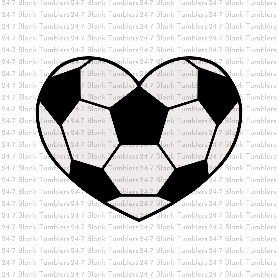 Soccer Ball Svg Soccer Ball Heart Svg Sports Svg Soccer - Etsy