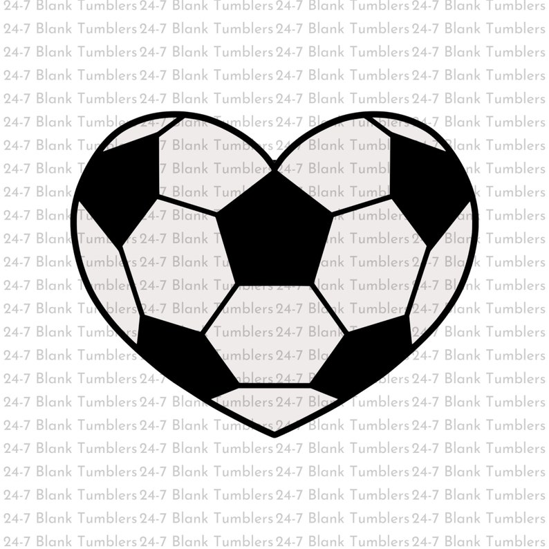 Soccer Ball Svg Soccer Ball Heart Svg Sports Svg Soccer - Etsy