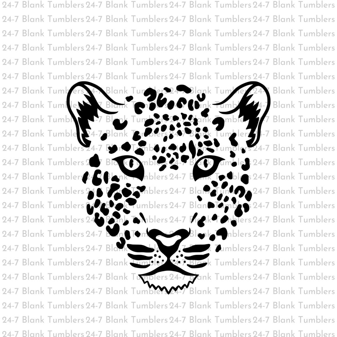 Leopard Svg, Leopard Face SVG, Leopard Head Svg, Leopard Clipart, Cut ...