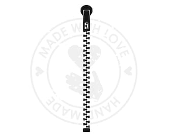 Zipper Svg and Png, Zipper Cut File Svg, Zipper, Zipper Clipart, Zipper ...