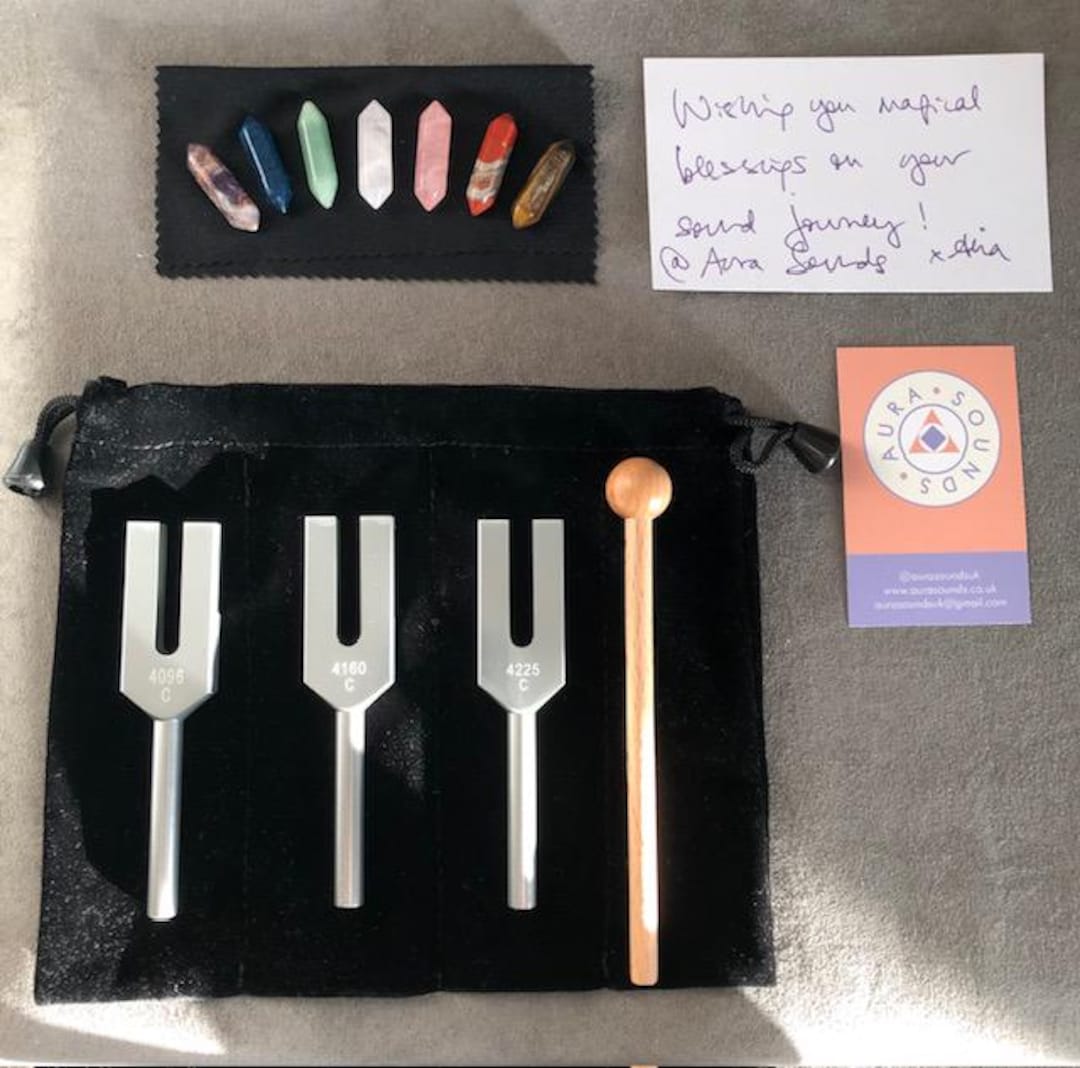 Angel Tuning Fork Gift Set Crystal Gateway to Angelic Kingdom 4096hz ...