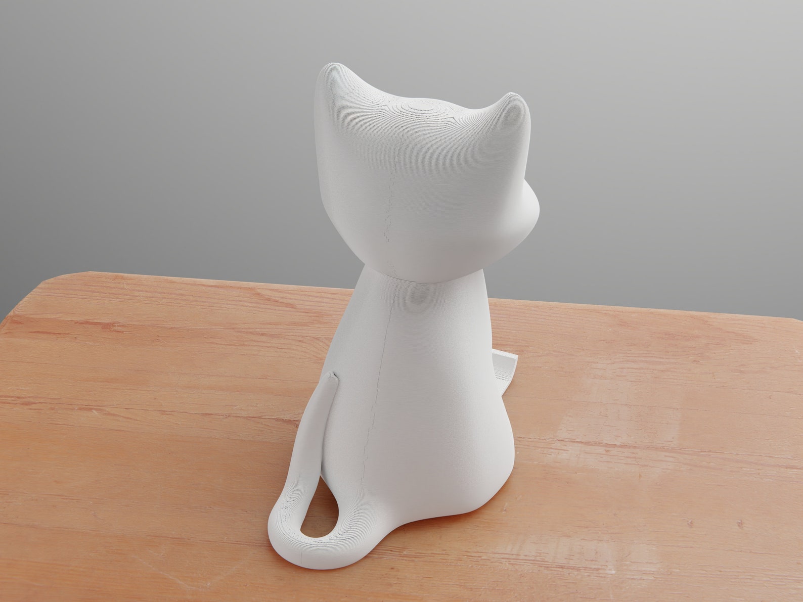 Cute Cat Cell Phone Holder Stand and Cat Figurine 3D Printed - Etsy