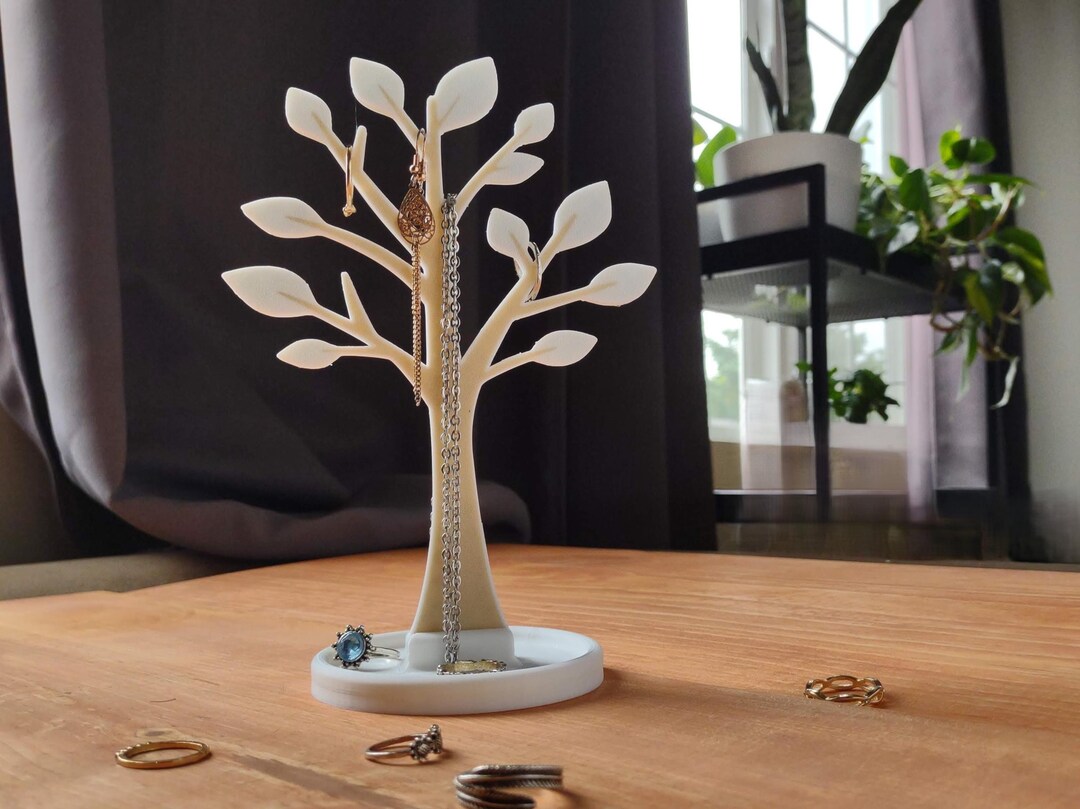 Tree Jewelry Display Stand, Rings and Necklace Fall Display Holder ...