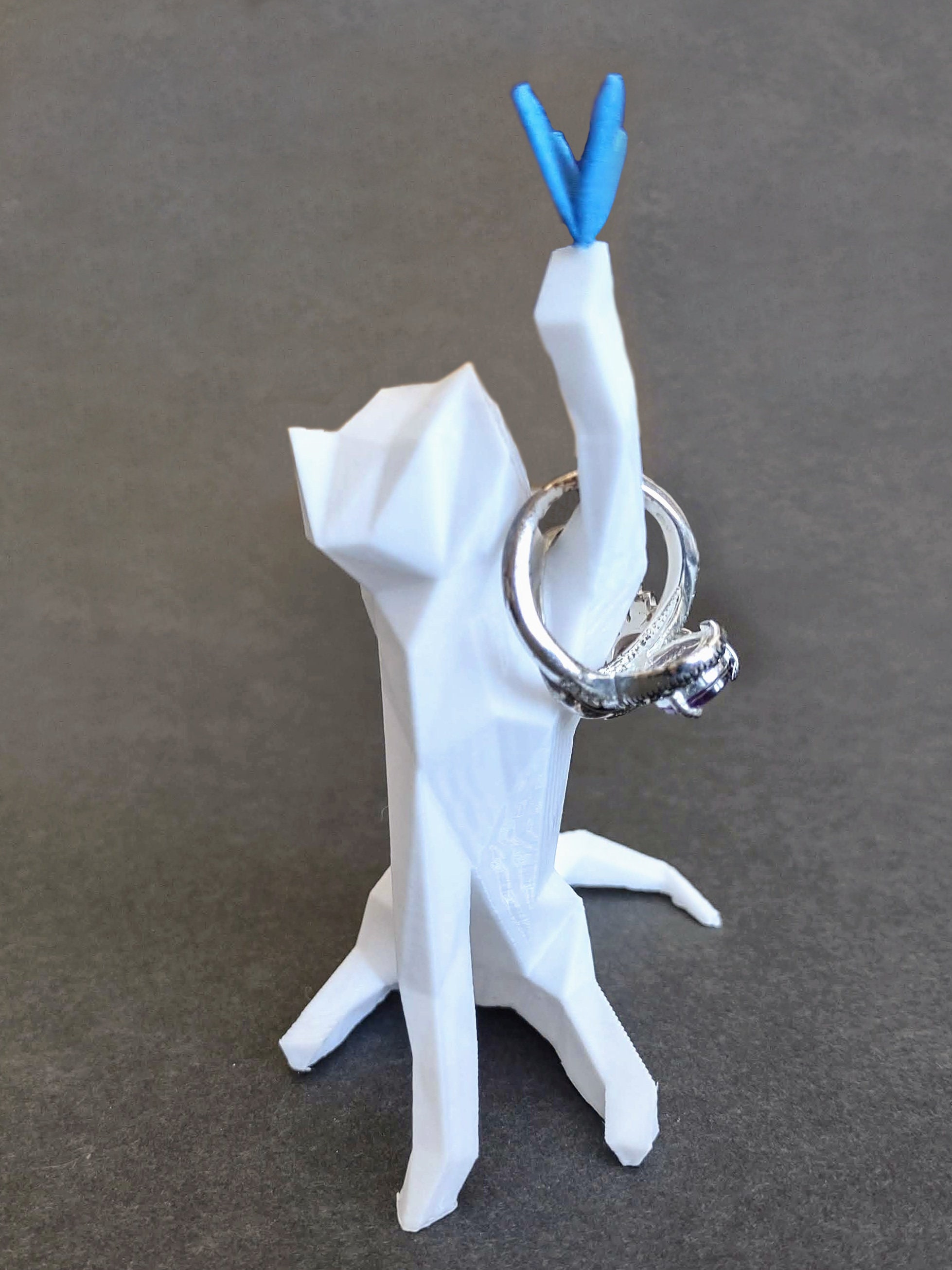 Cat Ring Holder Unique Cat Decor Ring Stand for Ring Display - Etsy