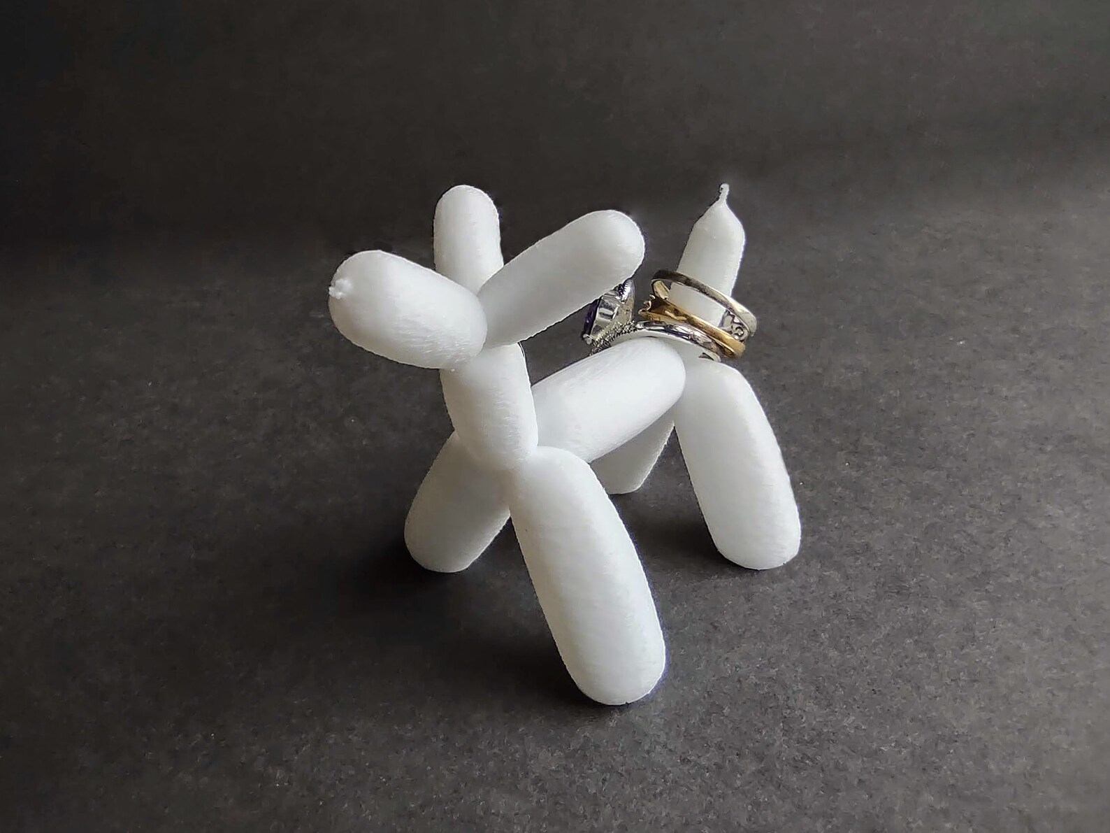 Balloon Animal Dog Ring Holder Unique Ring Holder for Ring | Etsy