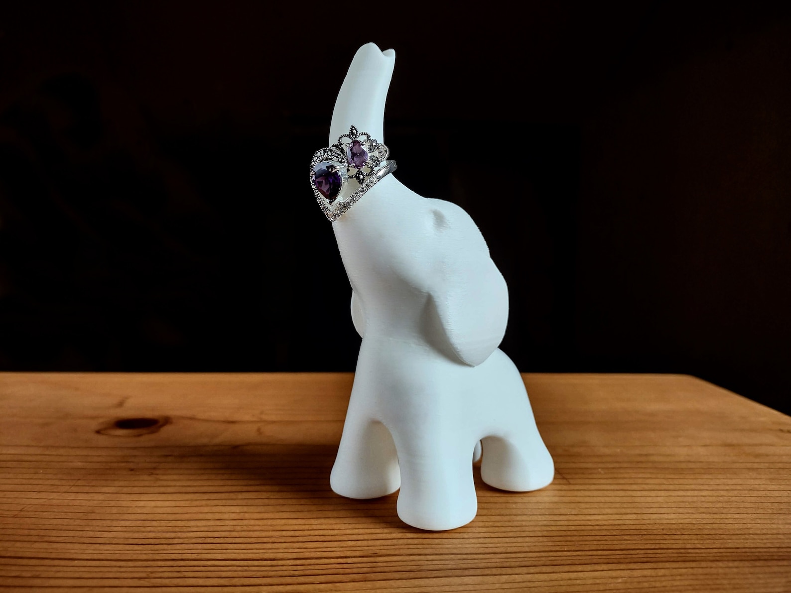Elephant Ring Holder Unique Ring Stand for Ring Display 3D - Etsy