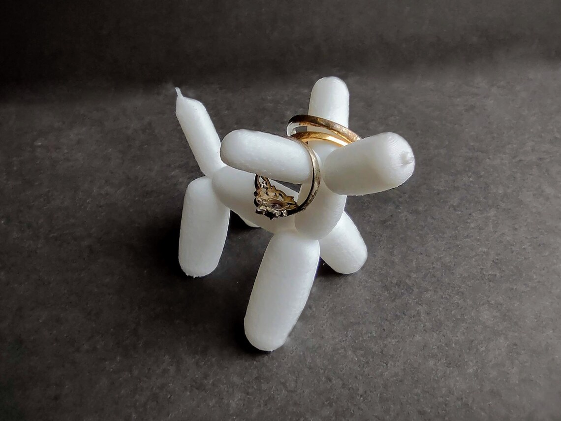Balloon Animal Dog Ring Holder Unique Ring Stand for Ring - Etsy