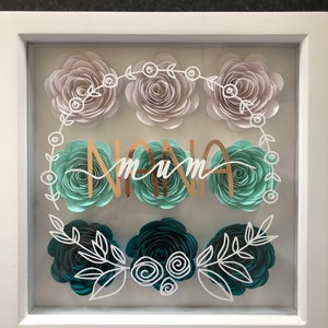 Personalised Shadow Box Frame - Vinyl - Etsy