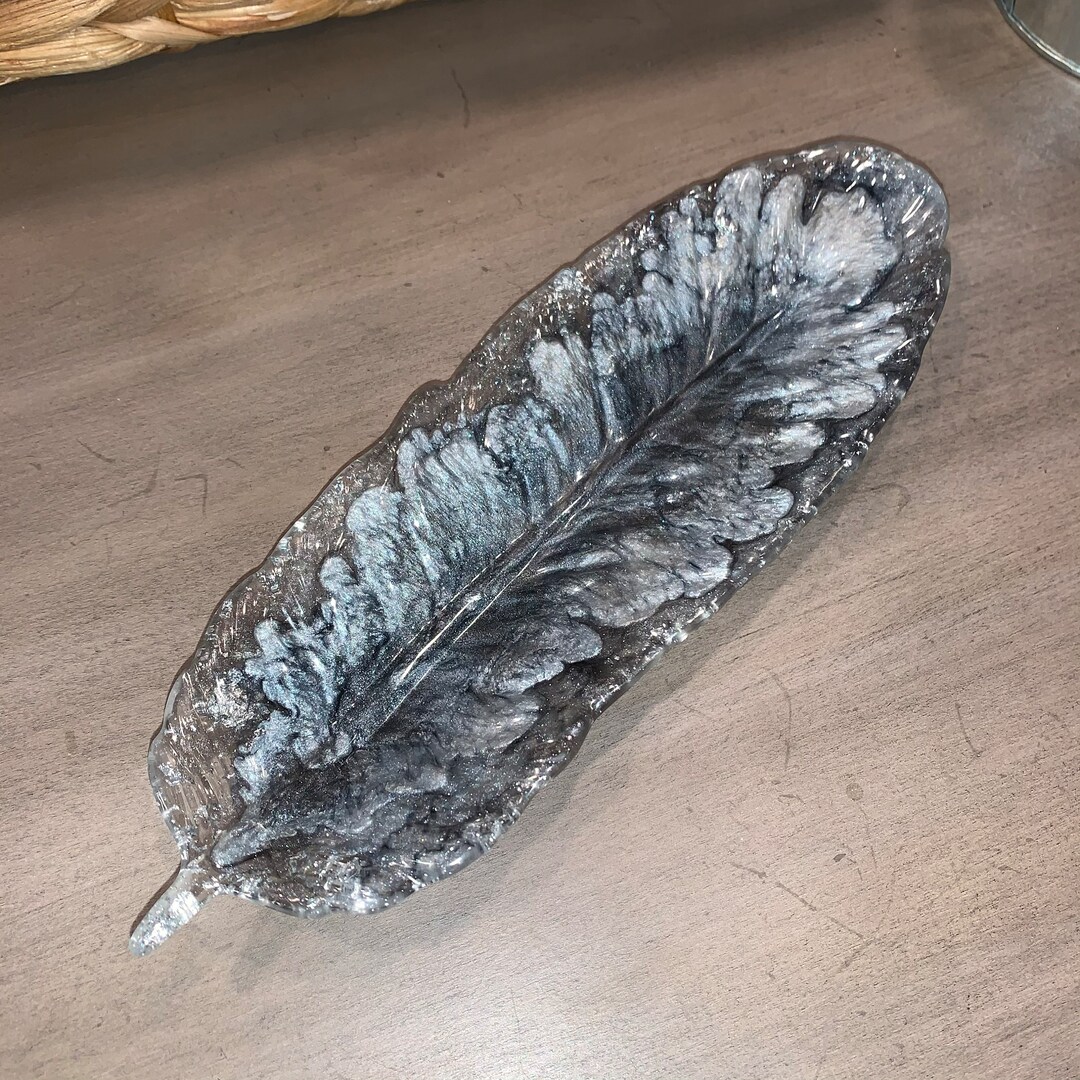Feather Tray | Jewelry Tray | Key Tray | Ring Dish - Etsy