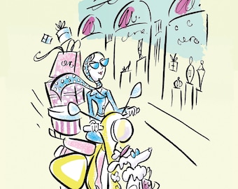 Illustrated Map of Barcelona by Inky Mitch. Signed Limited - Etsy UK