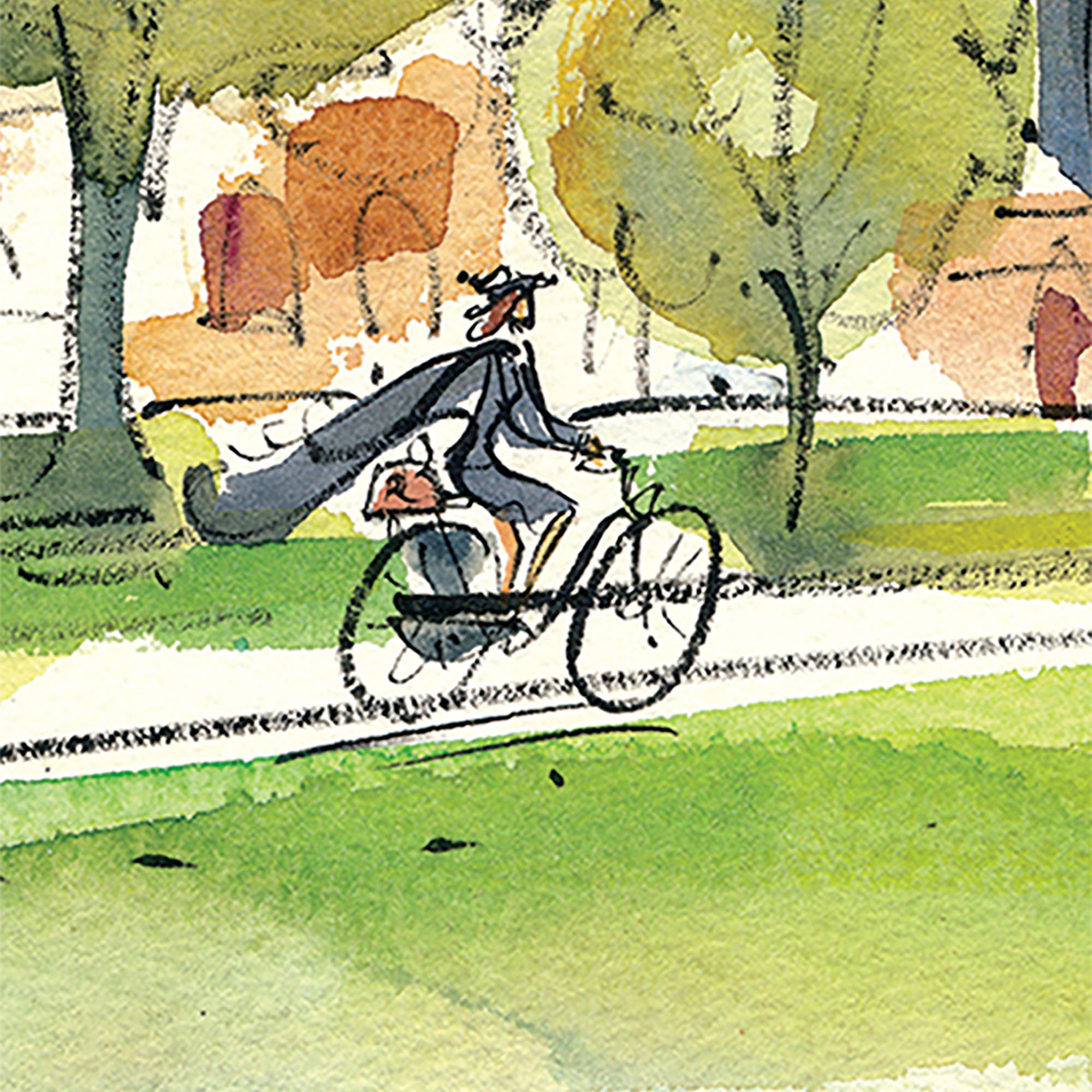 Watercolour of Durham Cathedral by Artist Inky Mitch, Giclée Print ...