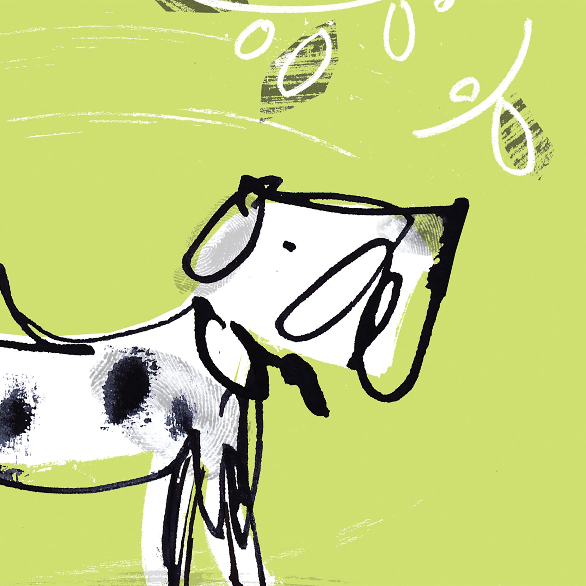 Giclée Print of Illustration of Dog by Inky Mitch (aka Ian Mitchell) - Etsy
