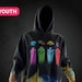Friday Night Funkin FNF Inspired Tie-dye All Over Print Game Hoodie - Etsy