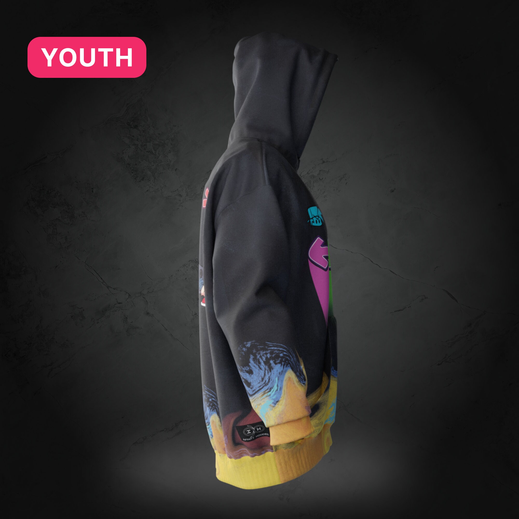 Friday Night Funkin FNF Inspired Tie-dye All Over Print Game Hoodie - Etsy