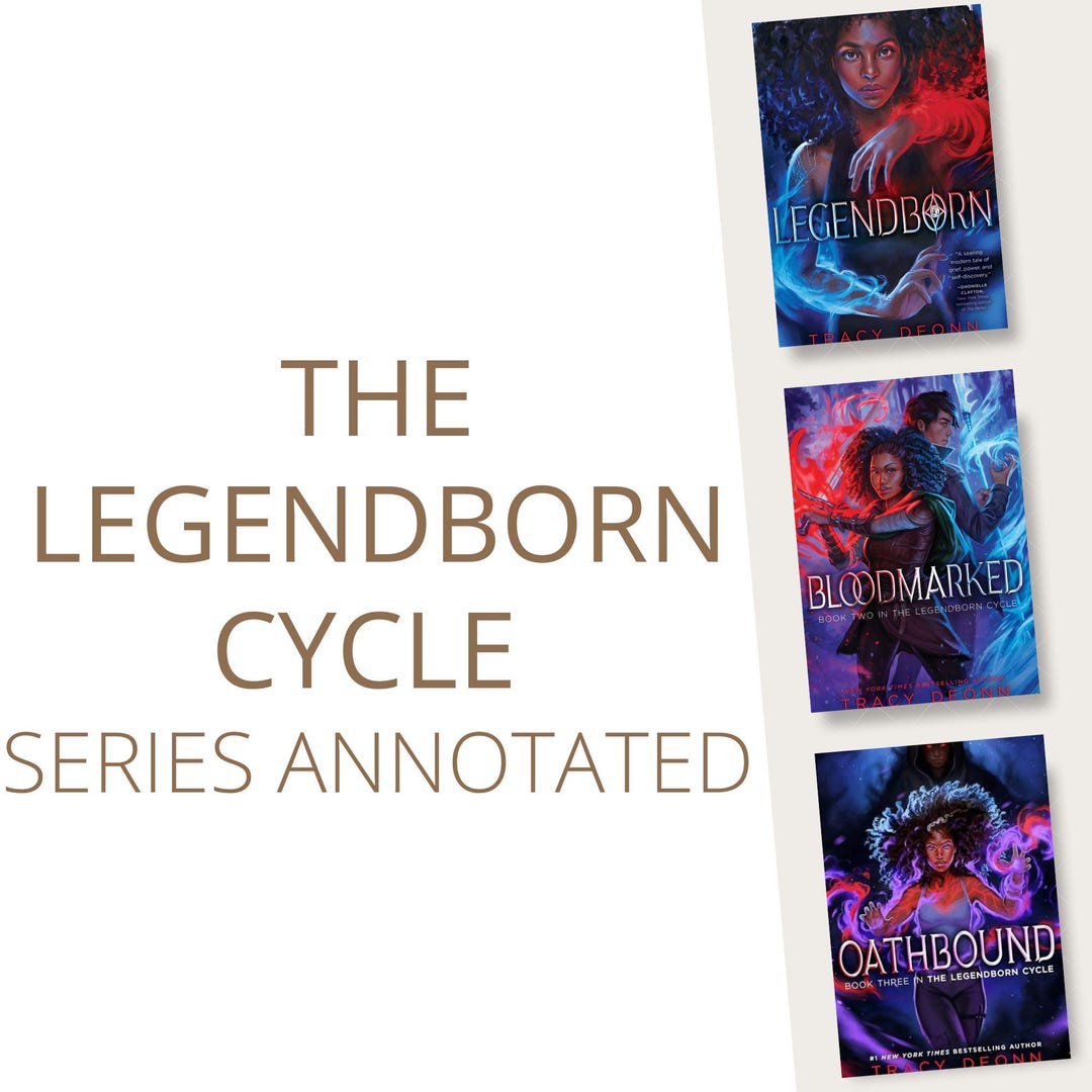 THE LEGENDBORN CYCLE Series Annotated | Custom Books | Bookish Gift ...
