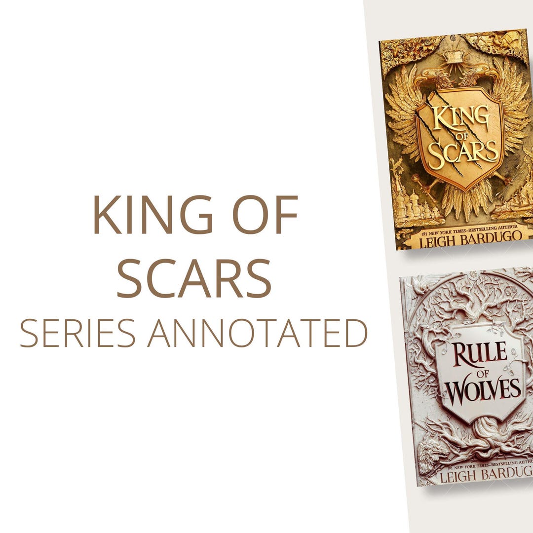 King of Scars Series Annotated | Custom Books | Bookish Gift | leigh ...