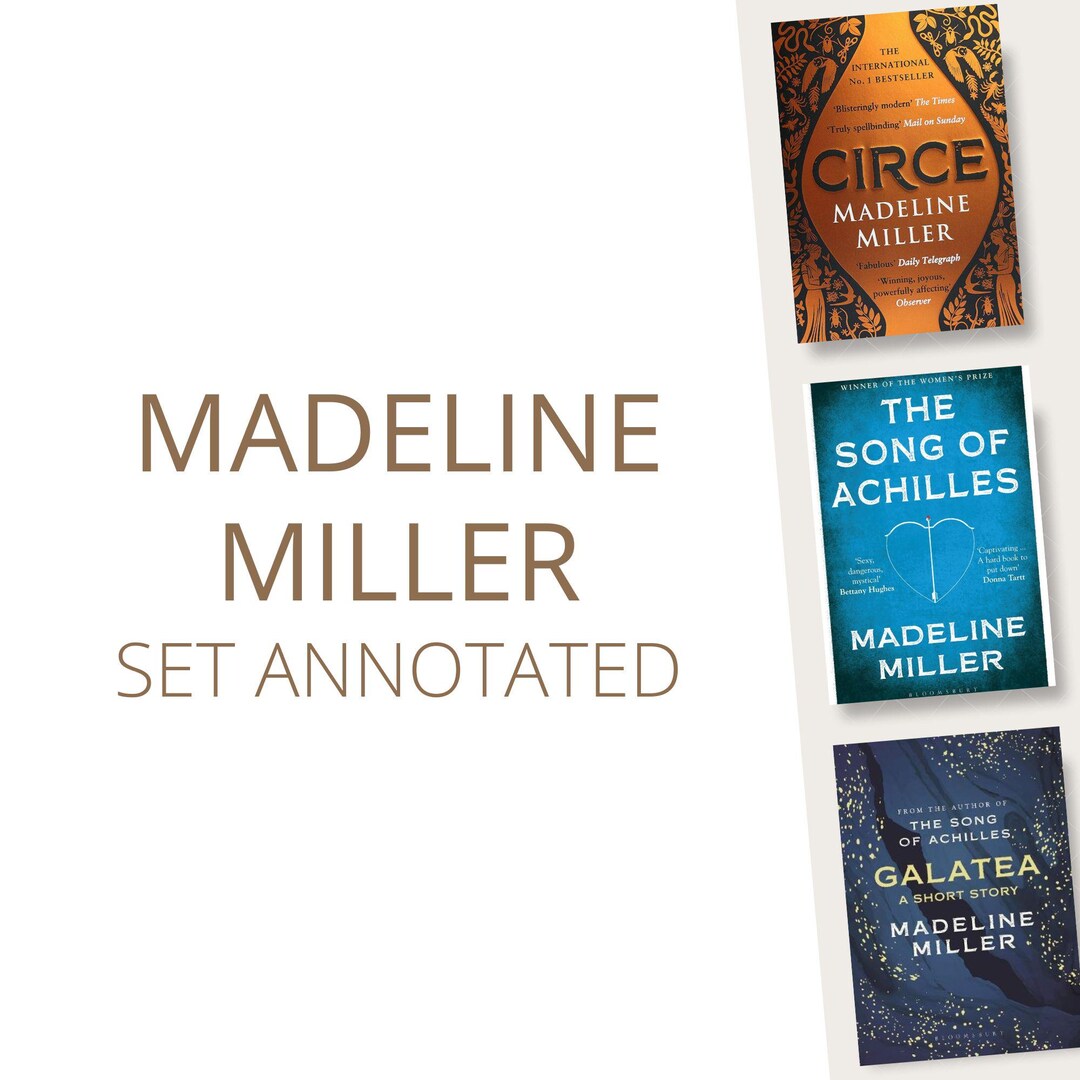 MADELINE MILLER BOOKS Annotated | Custom | Personalized Books | Bookish ...